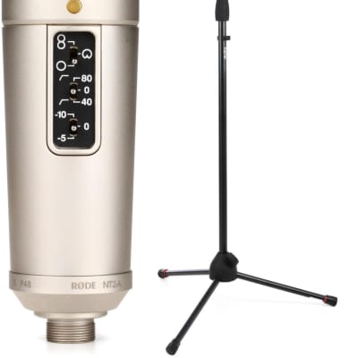 Rode NT2-A Large-diaphragm Condenser Microphone Bundle with | Reverb