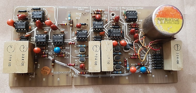 Solid State Logic CF82E01 SSL 4000 E Channel Amplifier | Reverb UK