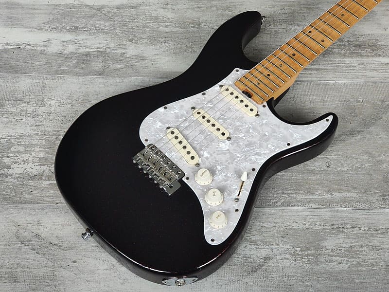 2006 ESP Japan Custom Scalloped Snapper Stratocaster | Reverb