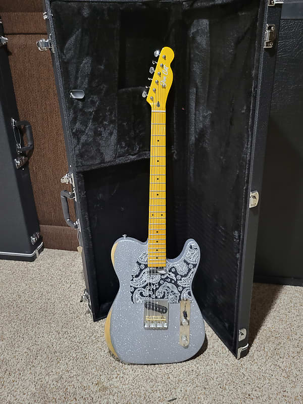 Jim Cat Telecaster Sillver Glitter | Reverb