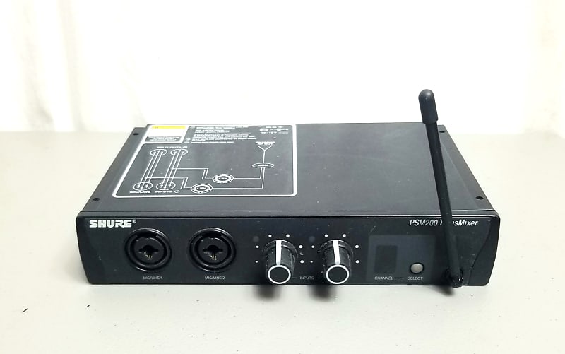 Shure PSM-200 P2T IEM In Ear Monitor TransMixer Transmitter - | Reverb