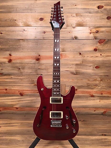 Schecter C/Sh-12 Semi Hollow 12 String Electric | Reverb