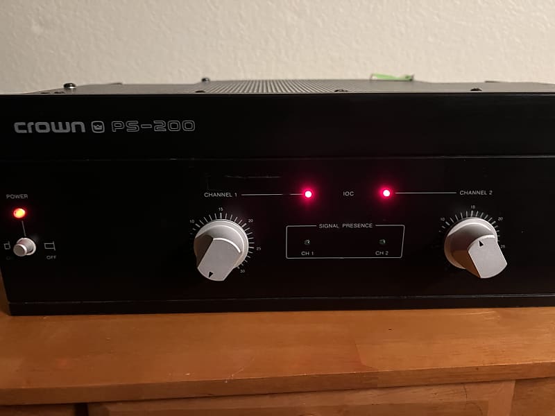 Crown PS-200 1970’s - Black | Reverb