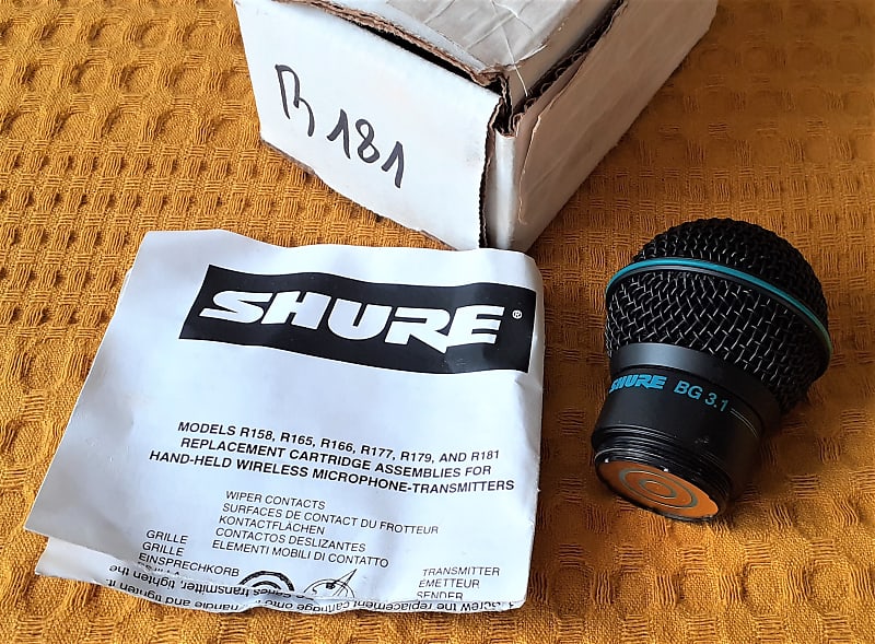 Shure R181 Beta Green BG 3.1 Wireless Microphone Cartridge | Reverb
