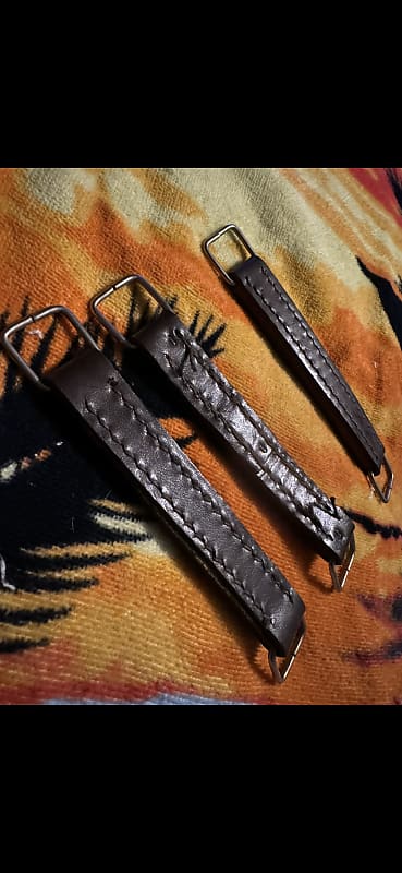 Brown Leather Case Handles | Reverb