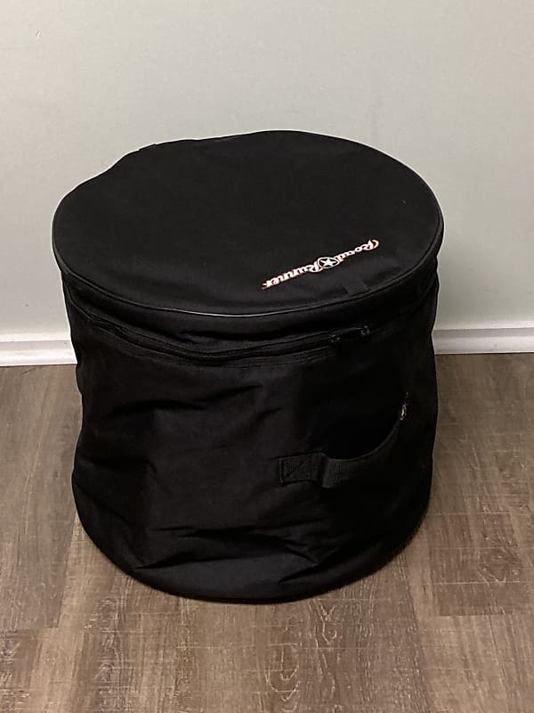 Road Runner 16x16 Padded Drum Gig Bag Case - Black | Reverb