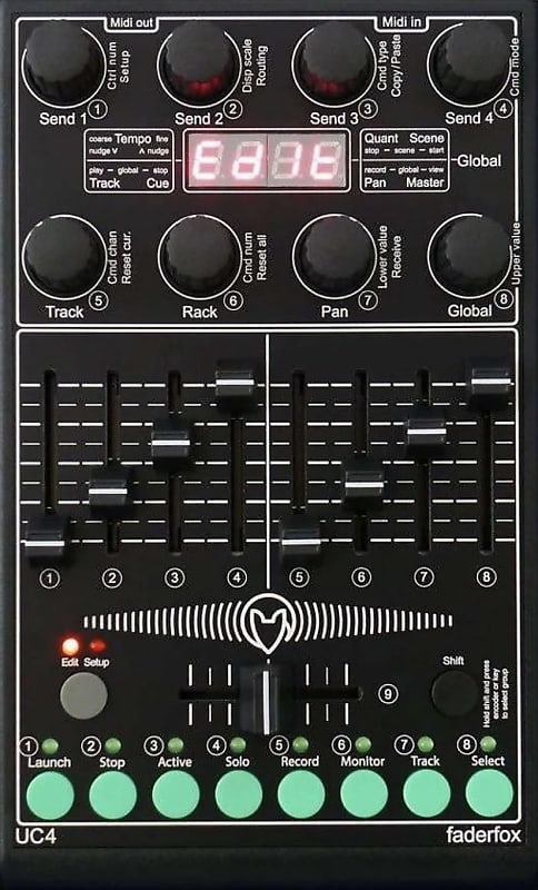 Faderfox UC4 2020s - Black | Reverb