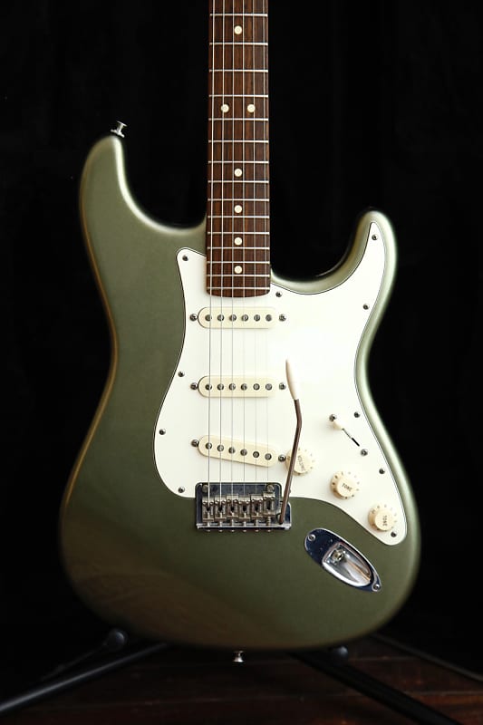 Fender American Standard Stratocaster Jade Pearl Metallic | Reverb