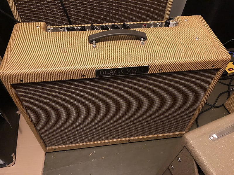 Black Volt Tweed Twin | Reverb