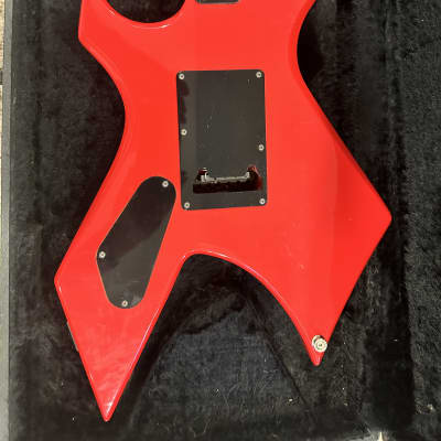 1987 BC Rich Warlock Platinum series Red with ohsc | Reverb