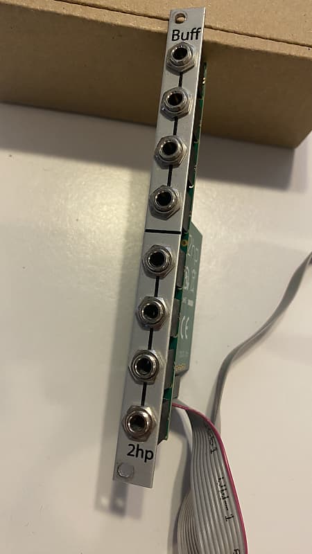 2hp Buff dual buffered mult - silver | Reverb