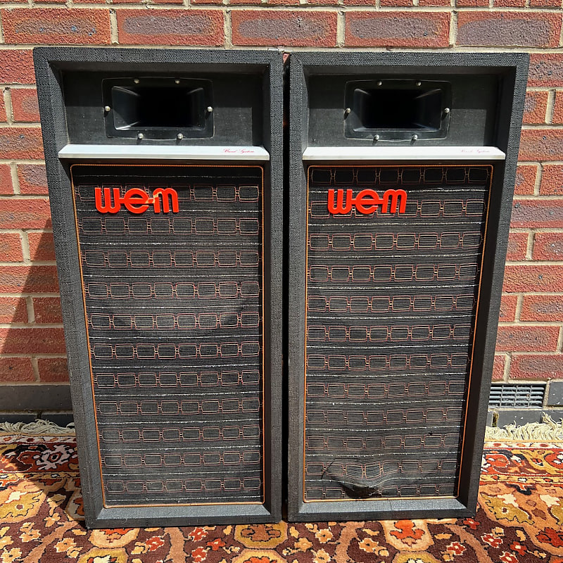 Vintage 1970s WEM Watkins Band System 2x12 Amplifier PA | Reverb