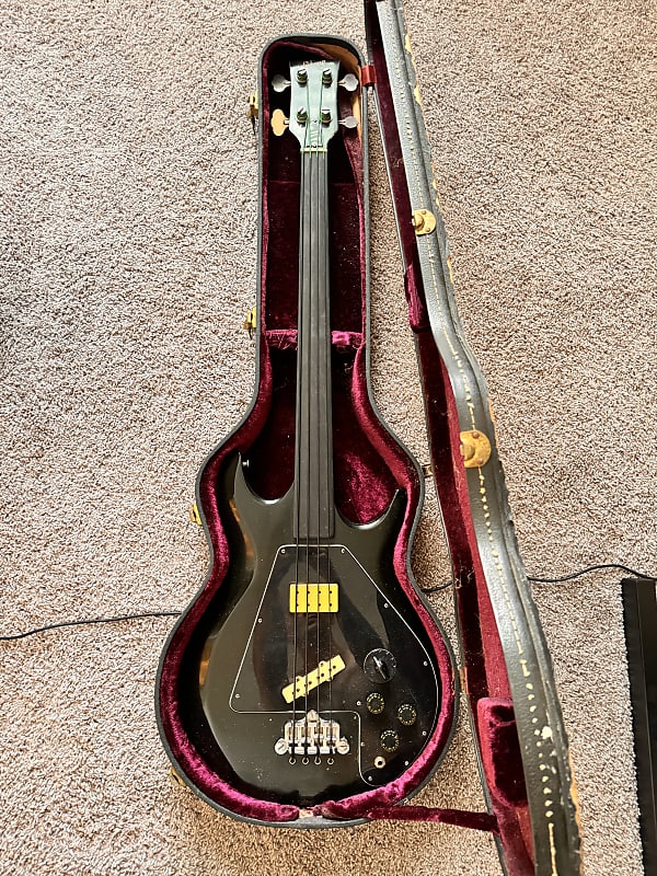 1976 Gibson L-9S Ripper Fretless Ebony | Reverb