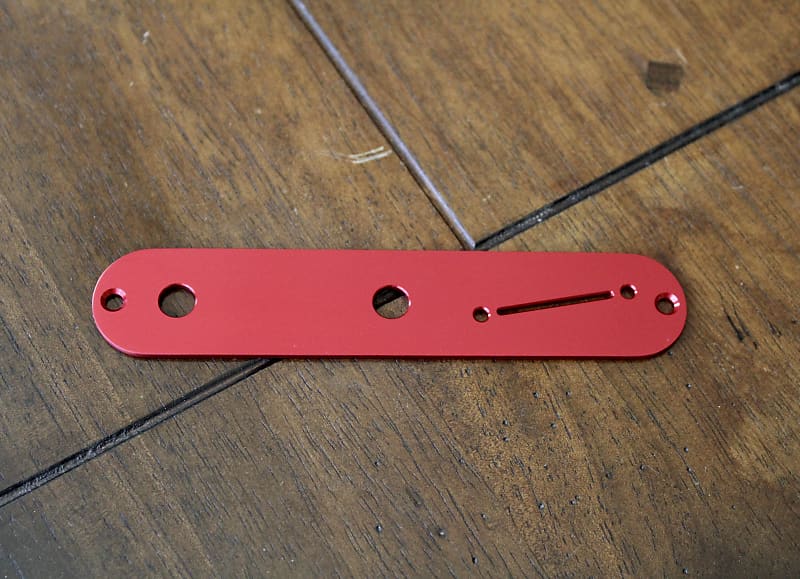 Forney Custom Colorbrite aluminum tele control plate with | Reverb