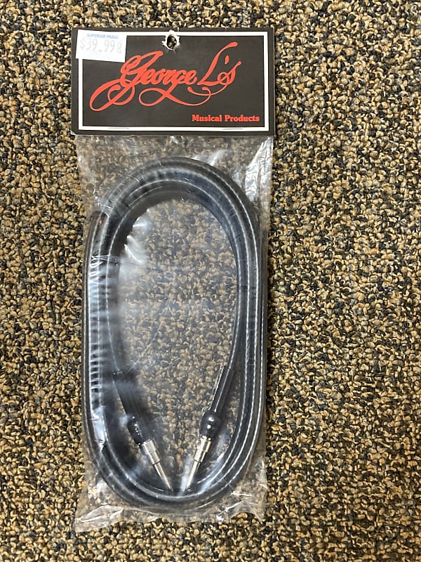 George L's 10 Ft Instrument Cable Black | Reverb