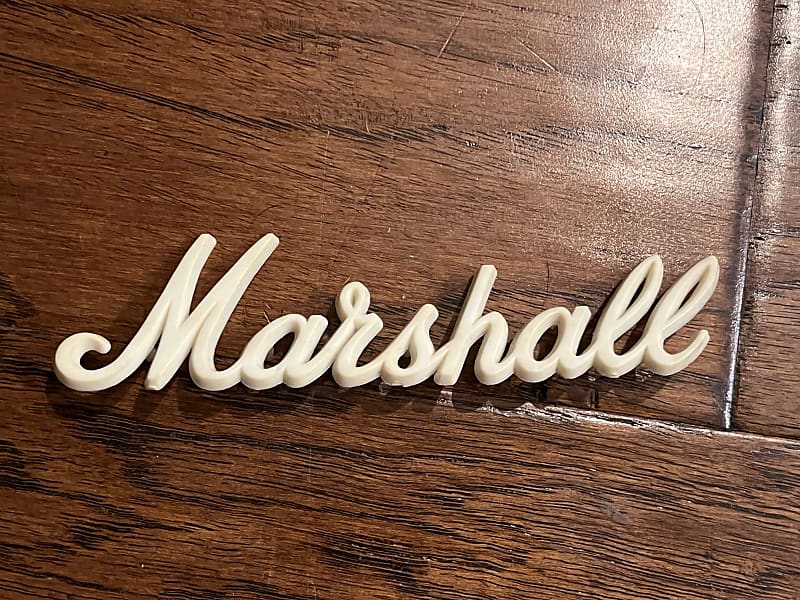 Vintage Marshall 6” Script Logo JMP 1969-1975 JMP 50 Super | Reverb