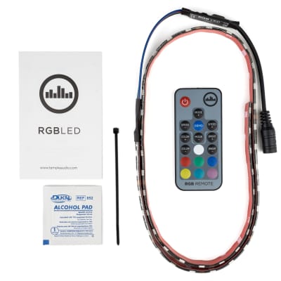 Temple Audio RGB-34 LED Light Strip Fits Duo 34 Pedalboard | Reverb
