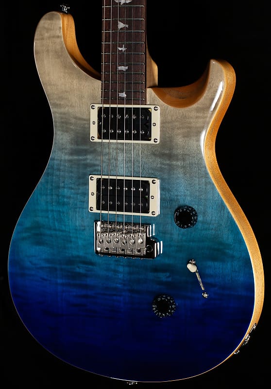 PRS SE Custom 24 Blue Fade (350) | Reverb