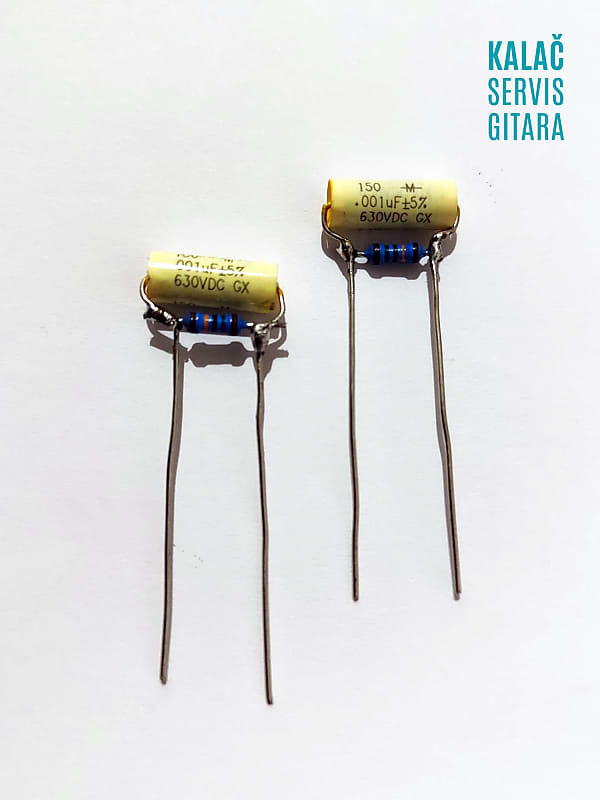 Treble bleed mod - Mallory cap 0,001uF + 150k resistor | Reverb