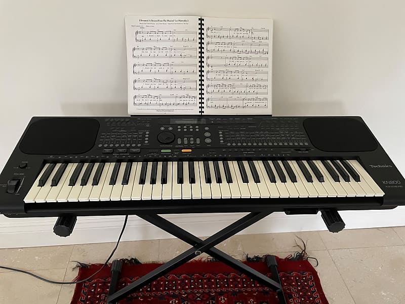 Technics sx-KN800 Keyboard with original instructions, stand, | Reverb