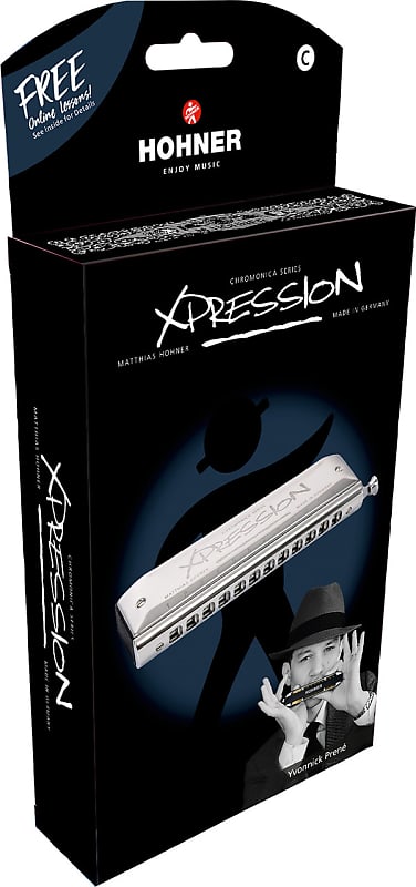 Mint Hohner - M754301X - Xpression Chromatic Harmonica - Key | Reverb