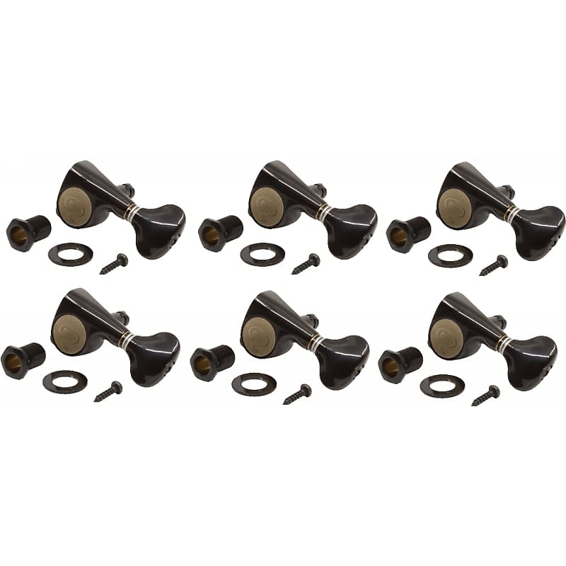 Tuners - Gotoh, SGS510Z MG, Mini 510 Locking, 6-in-a-line, | Reverb