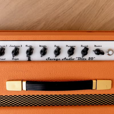 Savage Audio Blitz 50 Boutique Tube Amp Head, Custom Orange | Reverb