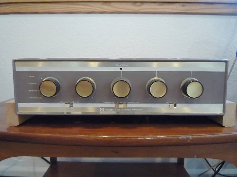 Fully Rebuilt Vintage Knight KA-40 Tube Integrated Amplifier | Reverb