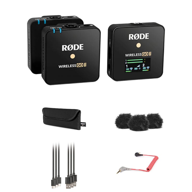 Rode Wireless GO 2 Dual Compact Digital Wireless Microphone | Reverb