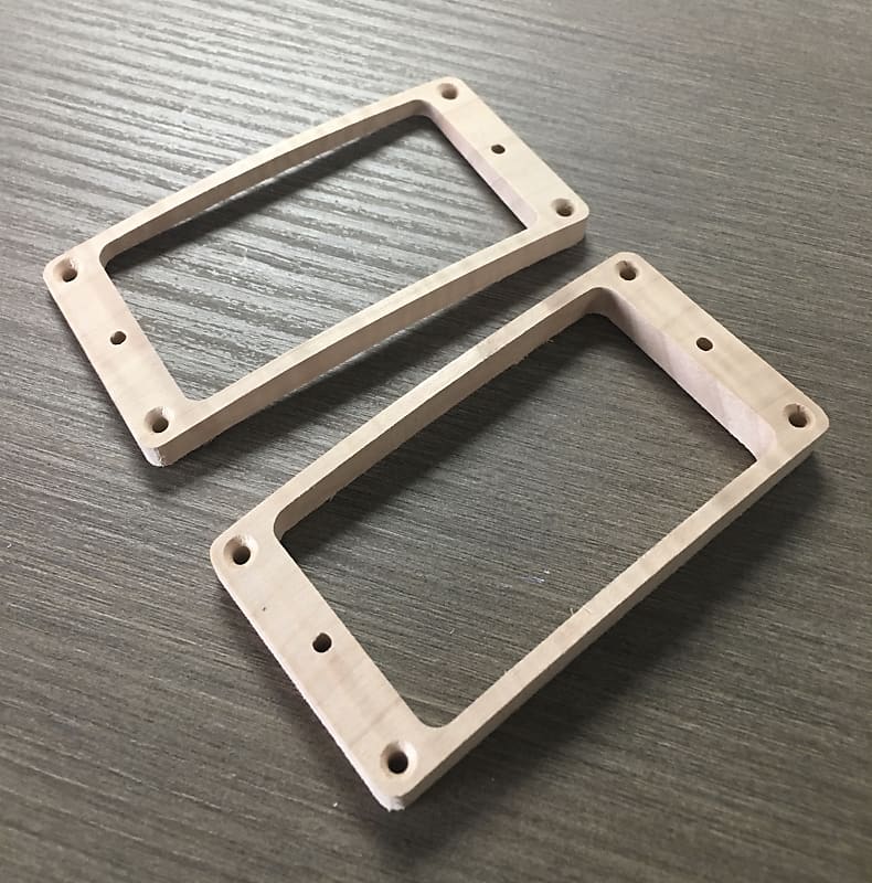 Guilford 4A Flame Maple Pickup Ring Set - fits Gibson USA Les | Reverb