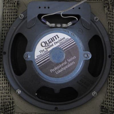 Vintage Tone Speaker Quam 7-8" 8 ohms converted wall mount | Reverb