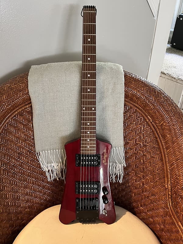 Lotus (Steinberger Licensed) Headless guitar 80's Red | Reverb