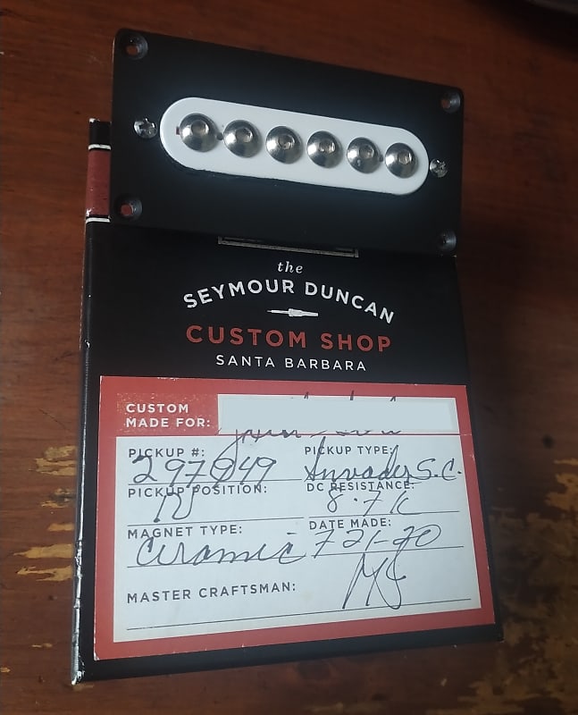 Seymour Duncan Invader Single Coil Pickup (Custom Shop!) | Reverb