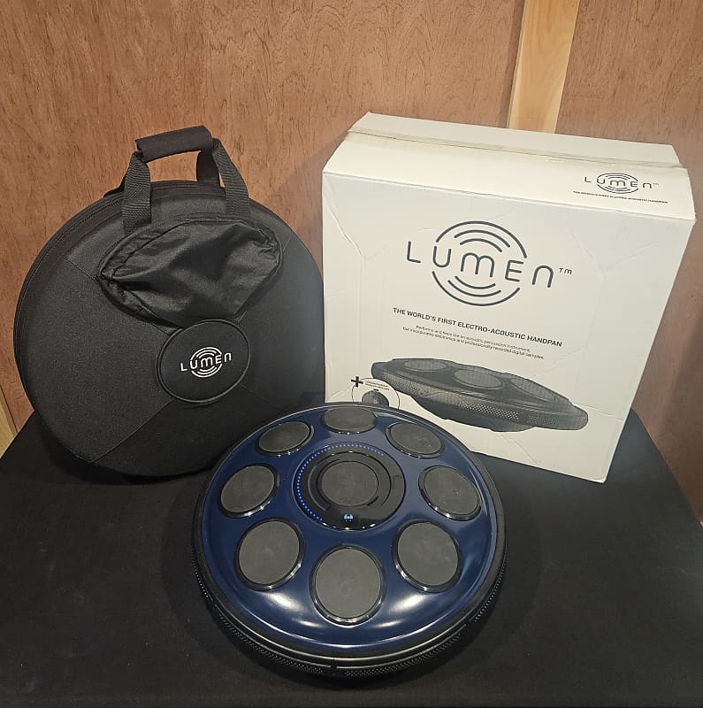 Lumen Electro-Acoustic Handpan - Blue | Reverb