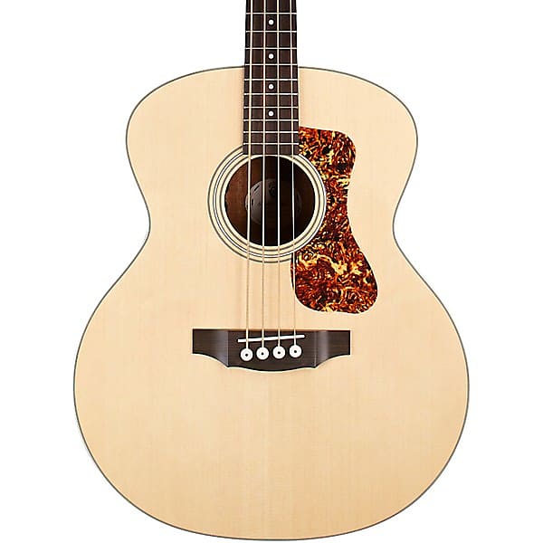 Guild Jumbo B-240E Acoustic-Electric Bass Guitar Natural | Reverb