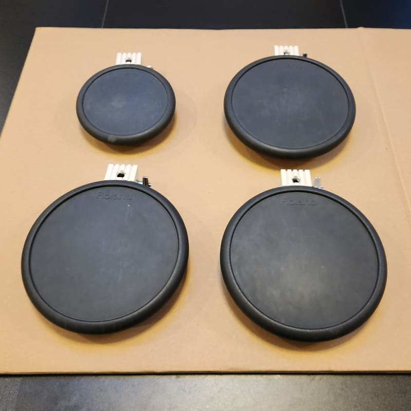 Roland PD-7, PD-9 Drum Trigger Pads. 4-pack | Reverb