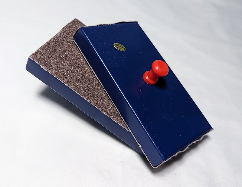 Rhythm Band Sand Blocks Red and Blue | Reverb