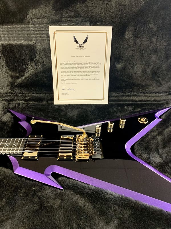 Dean USA Custom shop Razorback - Deep Purple • Highway Star | Reverb