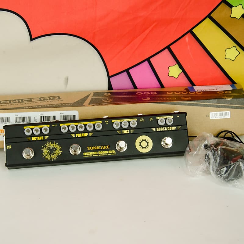 Used Sonicake Boom Ave. Bass Preamp DI Box Multi Effects | Reverb