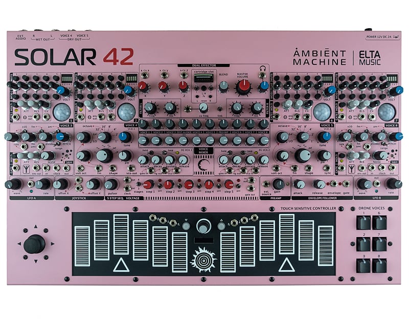 ELTA Music SOLAR 42F Pink Microtonal Polyphonic Ambient | Reverb UK