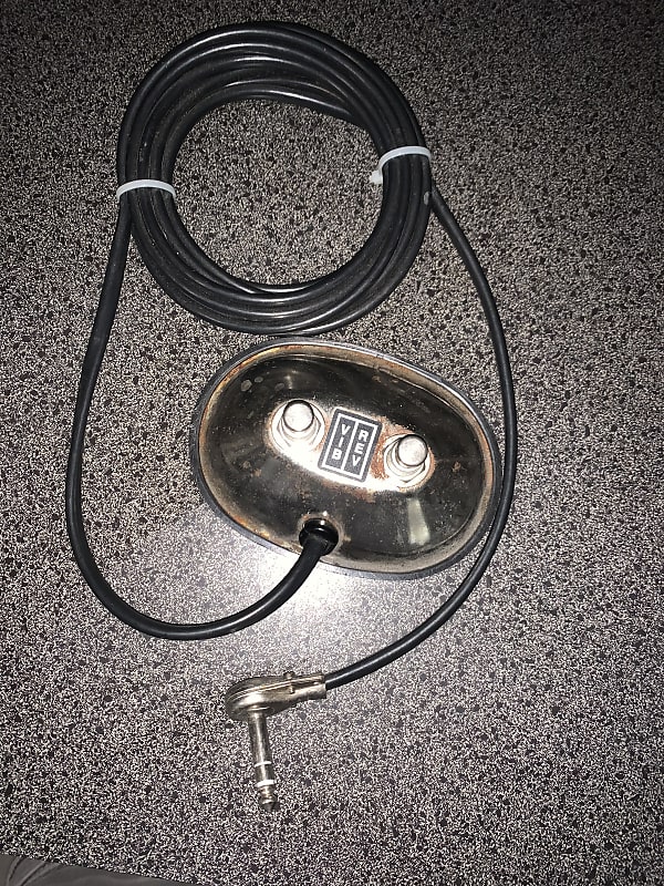 Fender Vibrato and reverb footswitch for twin reverb pro | Reverb