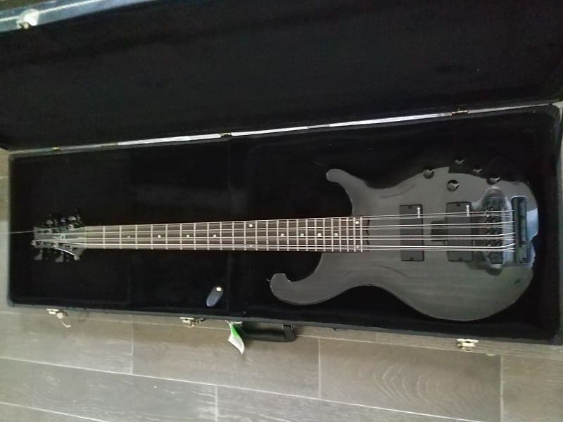 Dean Rhapsody 12 String Bass - Translucent Black | Reverb