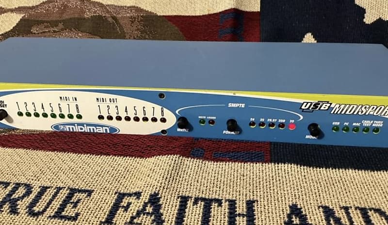 M-Audio Midiman Midisport 8x8 USB Rack MIDI Interface | Reverb