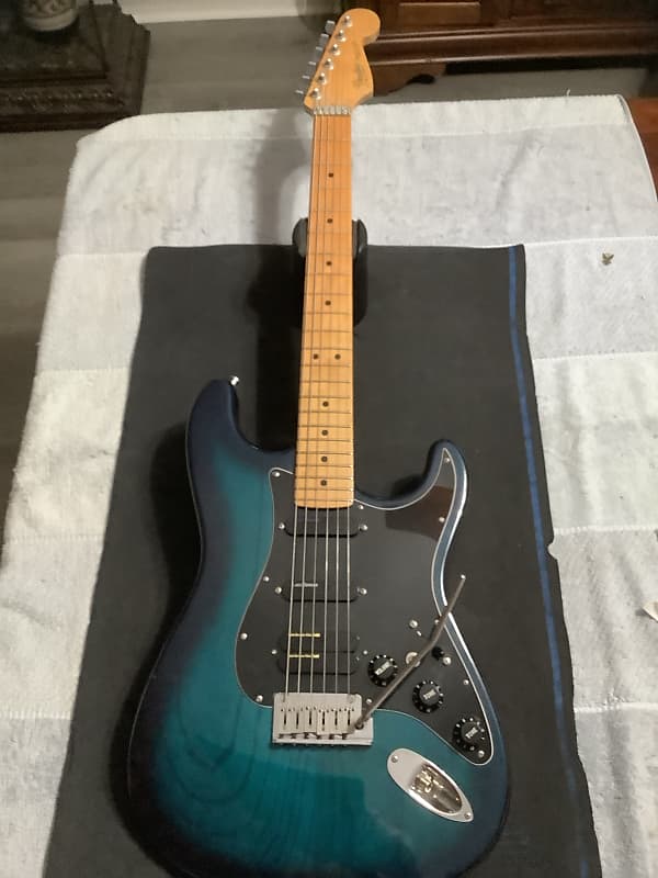1989 Fender Stratocaster Plus Deluxe - Blue Frost w/HSC | Reverb