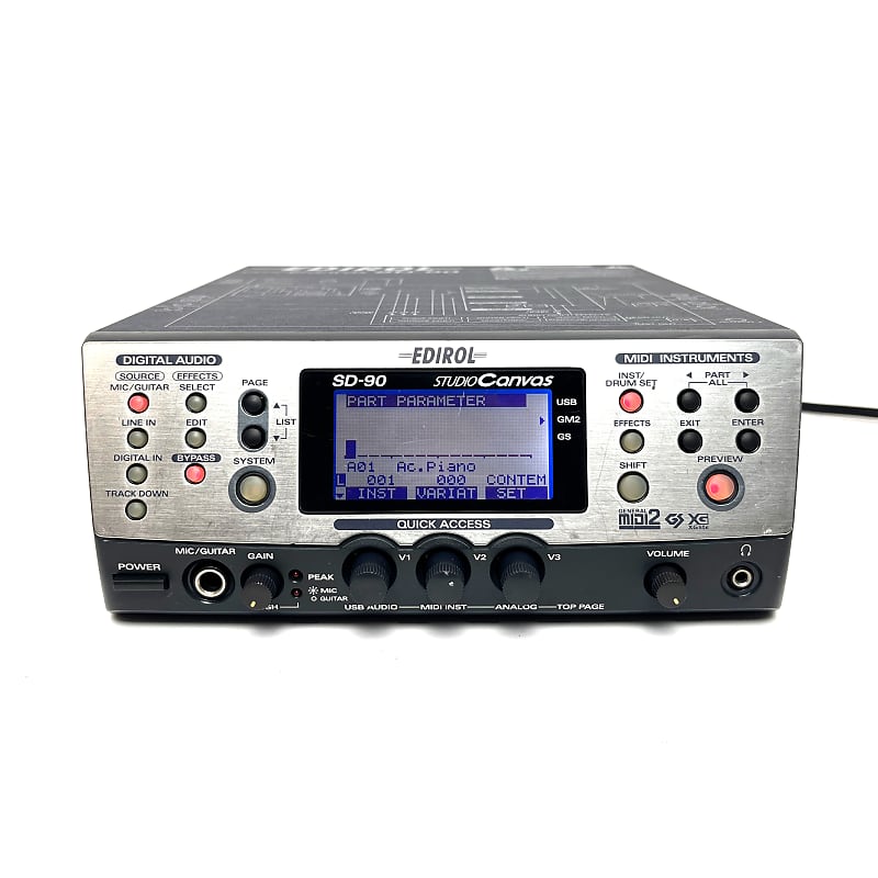 Roland Edirol SD-90 Studio Canvas 128-Voice Sound Module | Reverb UK