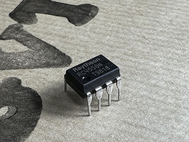 Raytheon RC4558 Opamp Operational for Tube Screamer Pedal And | Reverb