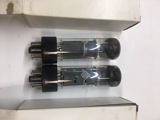4 new in the box siemens made Telefunken el34 / 6ca7 tubes | Reverb