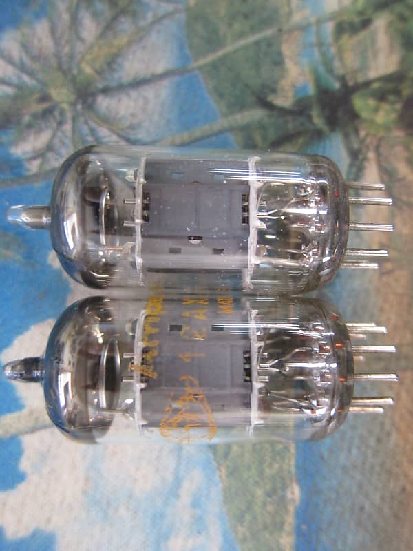 Pr Vintage Amperex 12ax7/Ecc83 Tubes, Holland, Short | Reverb UK