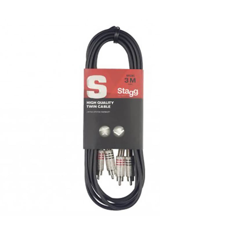 Stagg Twin cable, RCA/RCA (m/m), 1 (3') | Reverb UK