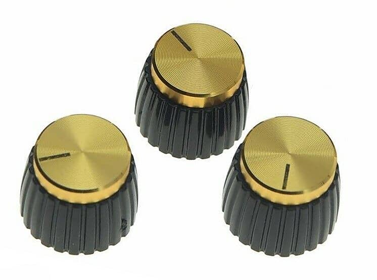 *NEW Set of 3 AMP STYLE KNOBS for Amplifiers+ Guitars | Reverb